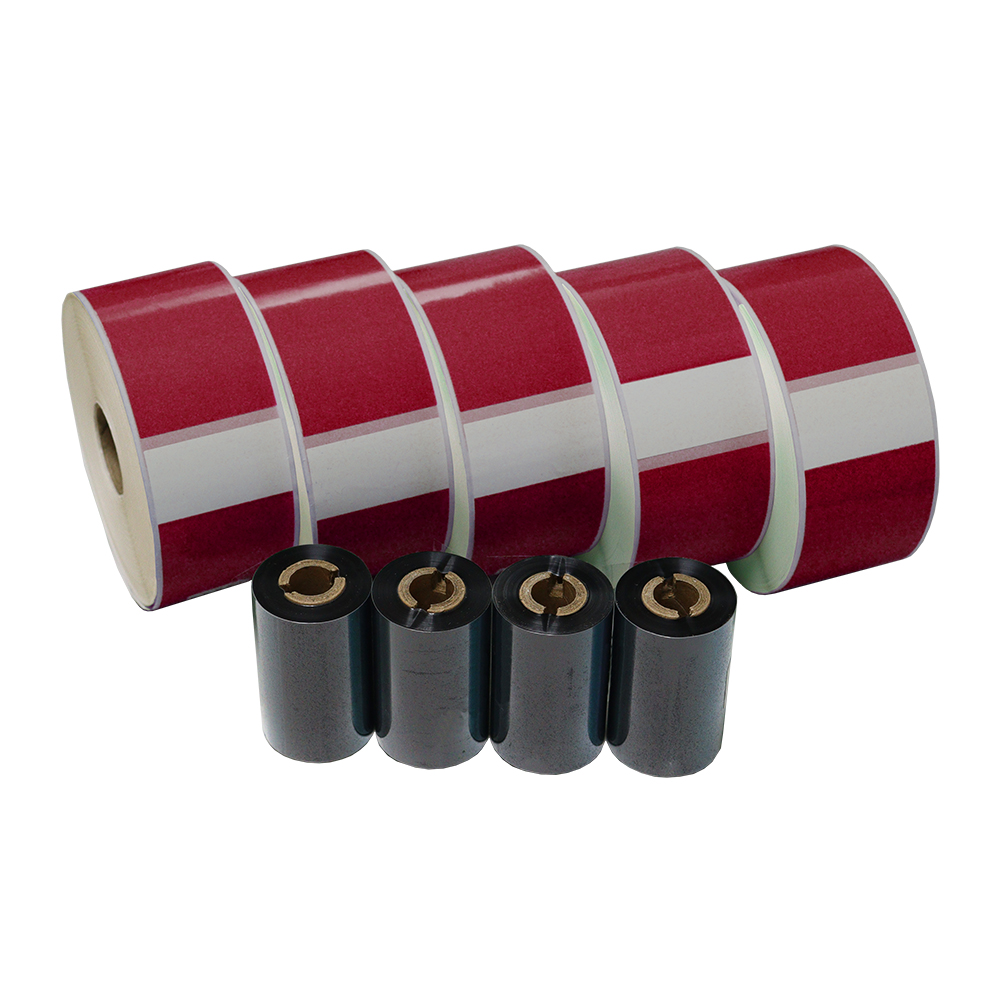 Small Combo Tag Pack - Burgundy Thermal Transfer Tags - Wavecom
